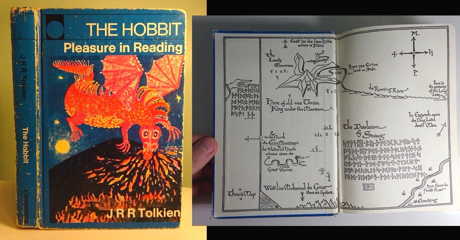 TCG - 1968 The Hobbit PLEASURE IN READING EDITION J.R.R Tolkien First ...