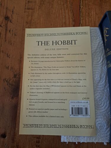 TCG - The Hobbit Deluxe Edition Hardcover Book With Slipcase J.R.R ...
