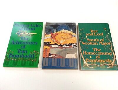 TCG - Tolkien box set 1975 The Hobbit Farmer Giles Of Ham Tom Bombaldi ...