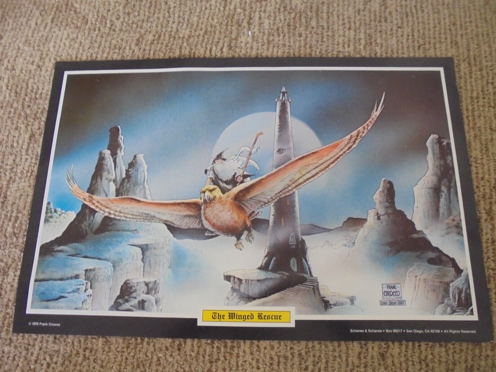 TCG - LORD OF THE RINGS The Land Of Shadows TOLKIEN Art Portfolio Frank ...