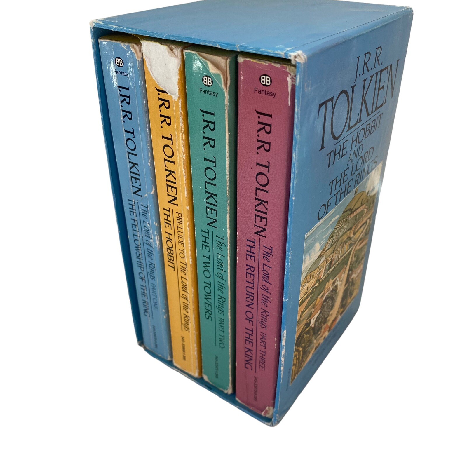 TolkienGuide - VTG Lord of the Rings JRR Tolkien Box Set 1986 LOTR ...