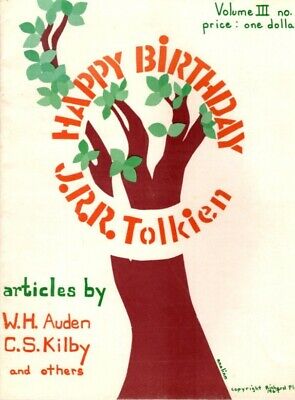 TolkienGuide - Dick Plotz / TOLKIEN JOURNAL VOL III NO 1 HAPPY BIRTHDAY ...
