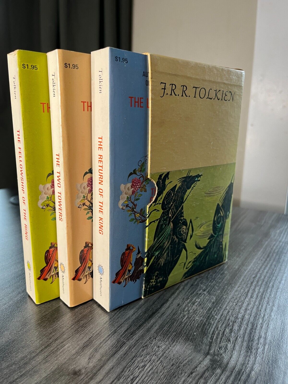 TCG - Lord of the Rings Book Set with Sleeve, RARE Methuen 1971 1st ...
