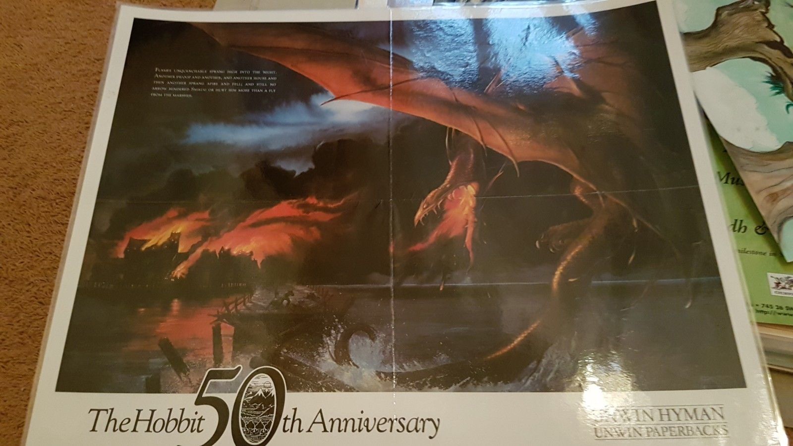 TolkienGuide - PROMOTION POSTER artist JOHN HOWE for J.R.R.TOLKIEN THE ...