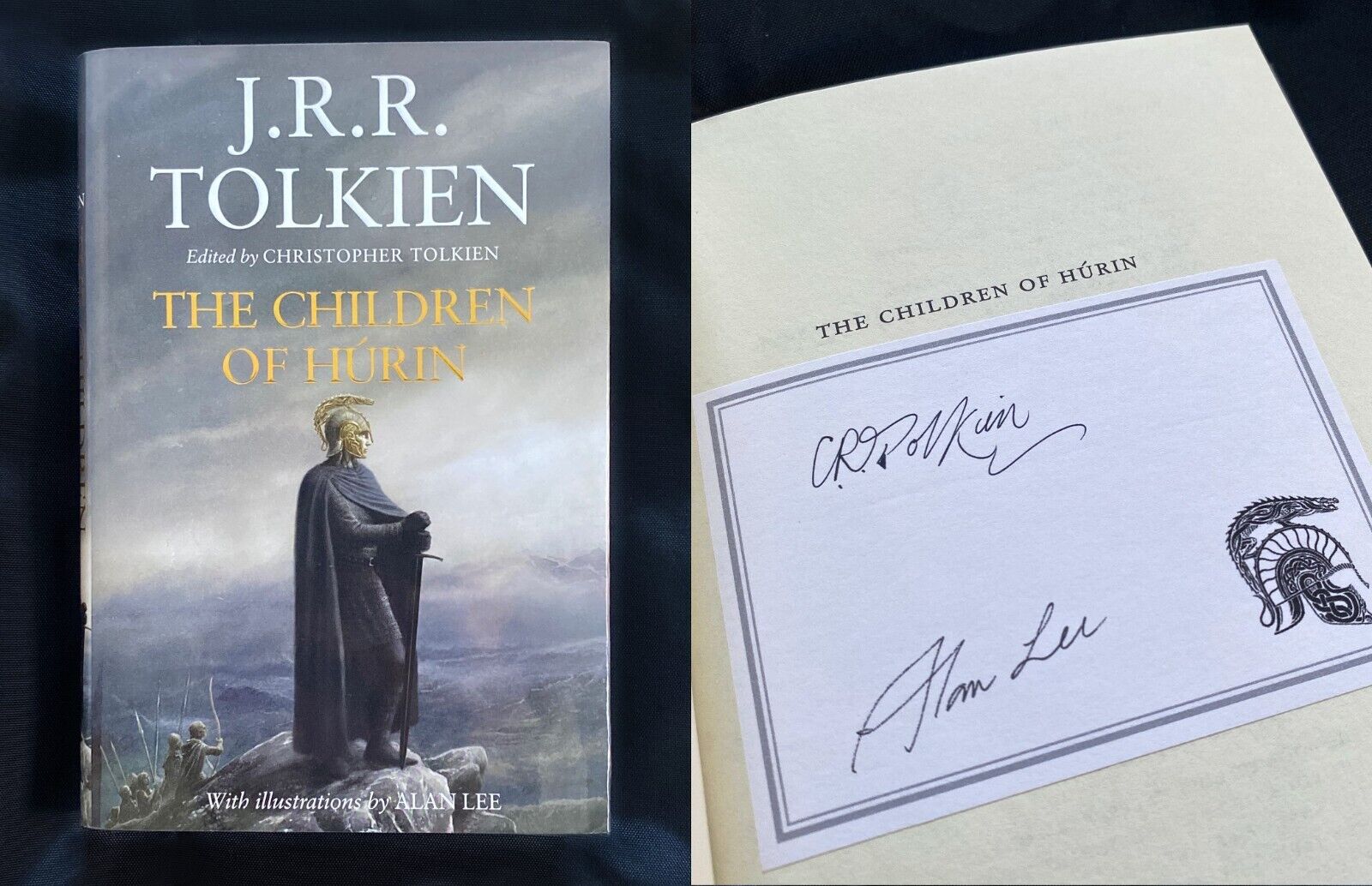 TolkienGuide - J.R.R. Tolkien The Children of Hurin SIGNED by ...