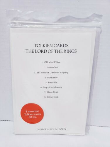 TolkienGuide - 1978 Set of 8 Assorted Tolkien Cards: The Lord of the ...