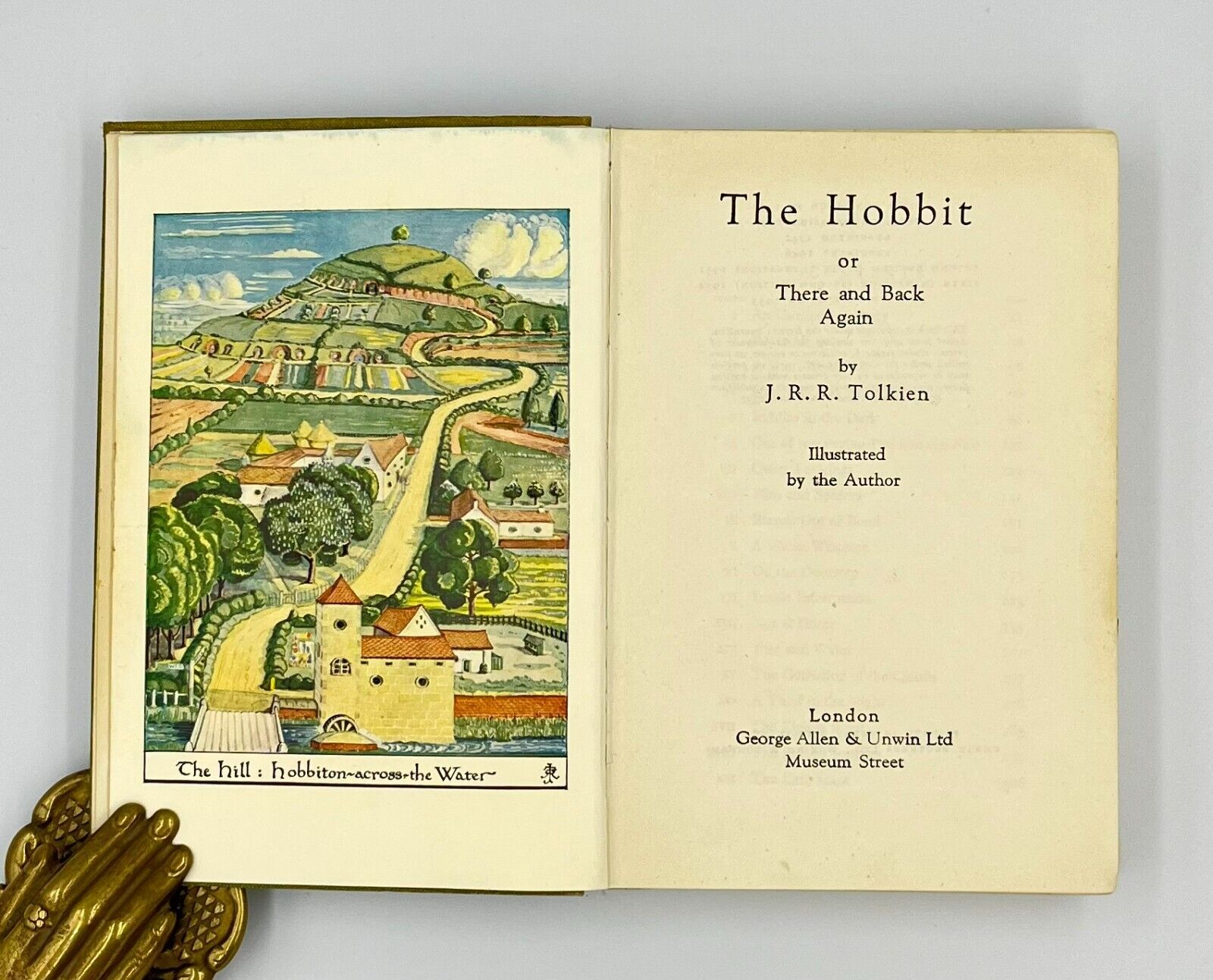 TCG - 1955 THE HOBBIT Rare & early 7th Impression + COMPLETE orig dw J ...
