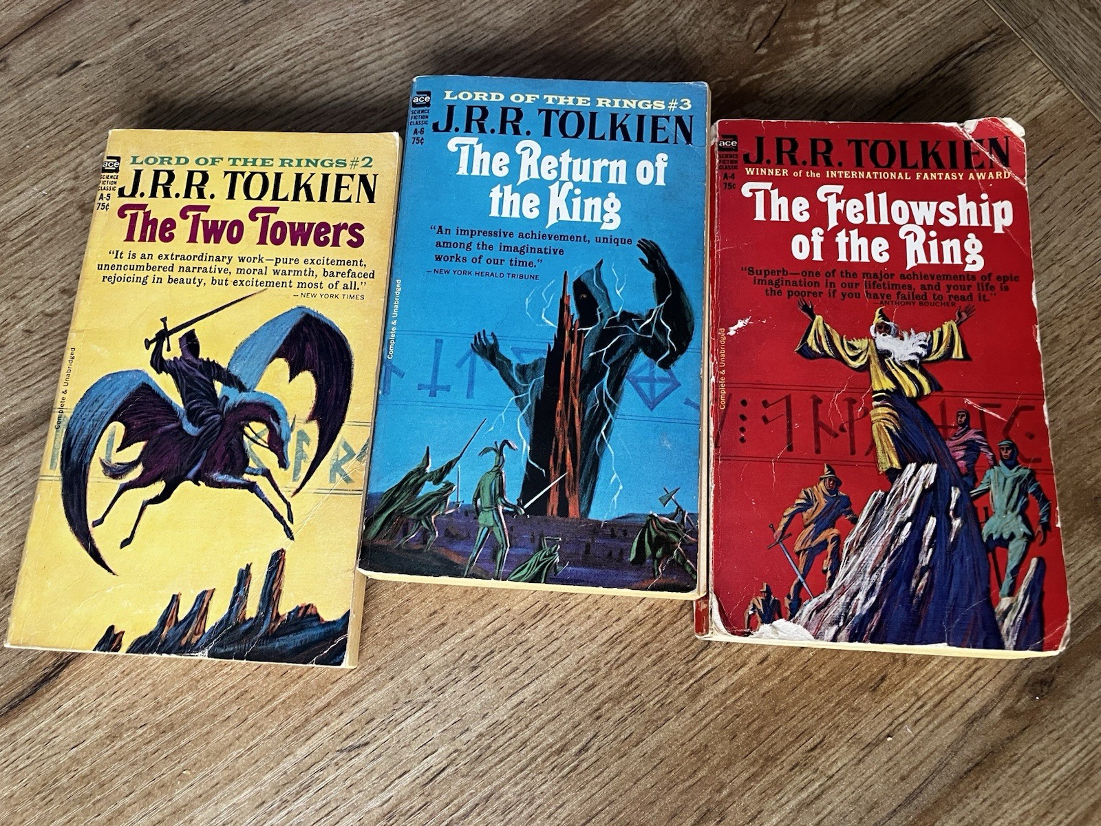 TolkienGuide - The Lord of the Rings JRR Tolkien 1965 Ace Paperbacks ...